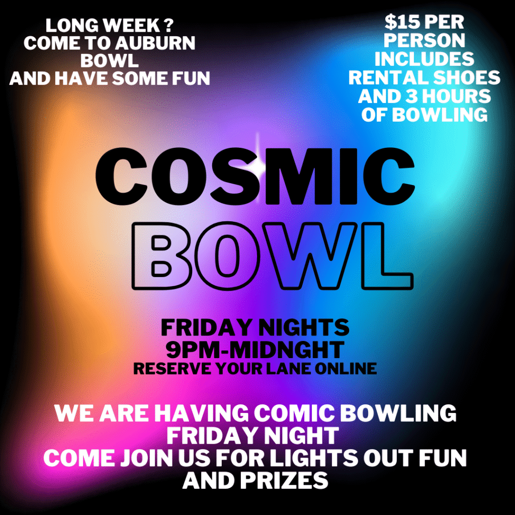 Bowling Specials | Discounts | Cheap Entertainment | Auburn Bowl ...